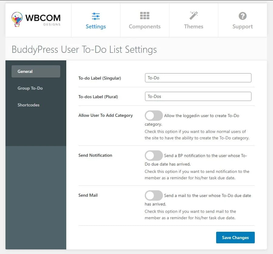 BuddyPress User To-do List Plugin – Task Management with Reminders