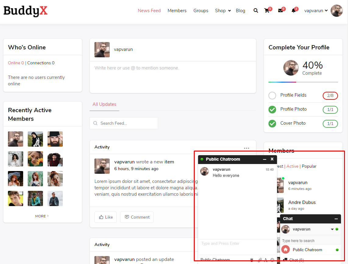 iFlyChat - BuddyX Theme
