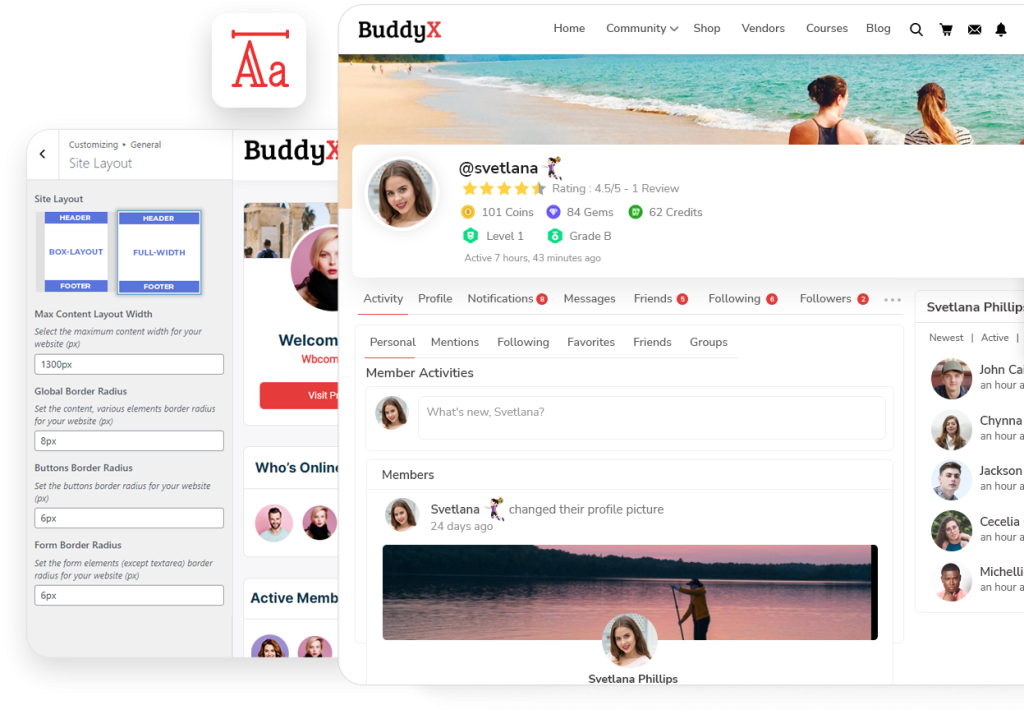 Free Social Networking Theme for WordPress - BuddyX