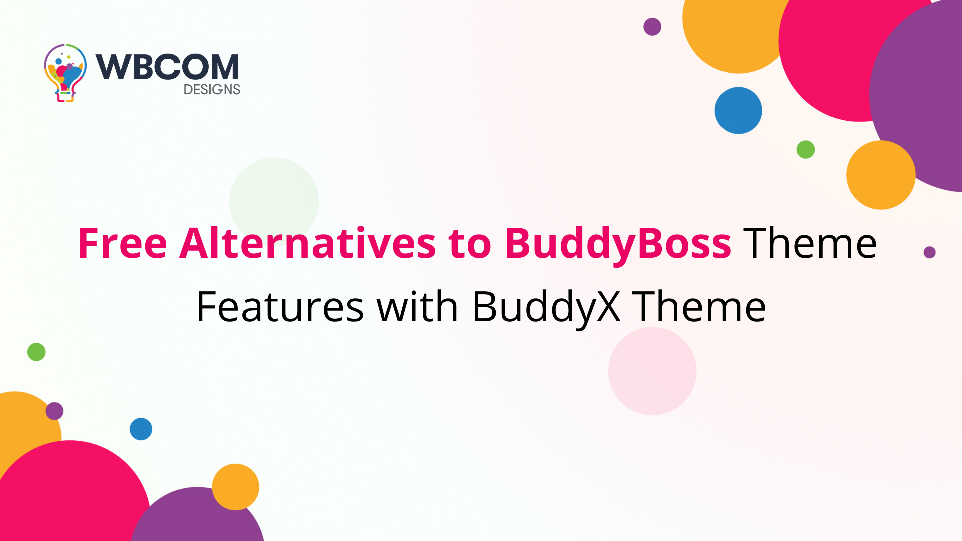 Free Alternatives to BuddyBoss Features with BuddyX