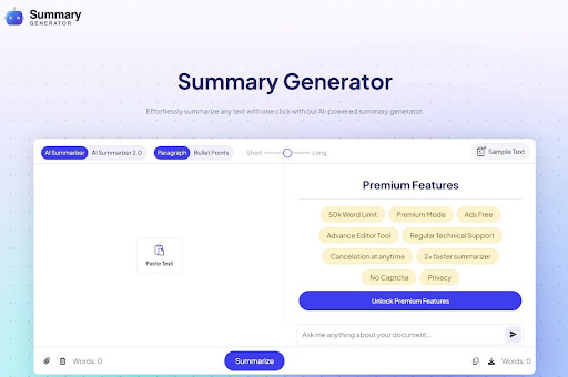 6 Best Summary Generator Tools In 2025 - BuddyX Theme